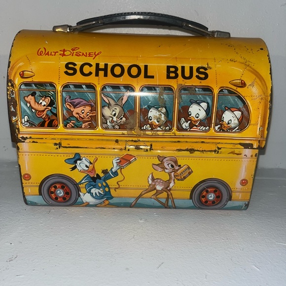 Disney | Other | Vintage Disney Metal Lunchbox | Poshmark